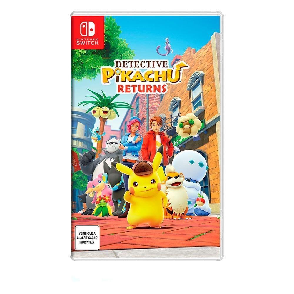 Jogo Super Detective Pikachu Returns Nintendo Switch Jogos de Aventura Magazine Luiza
