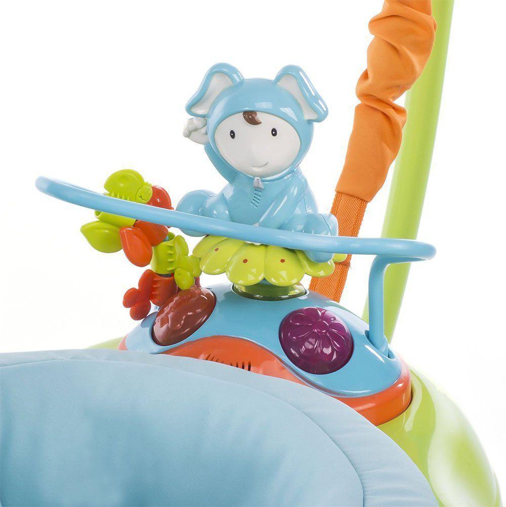 Jumper Bebê Play Time Azul Assento Giratório Com Luz E Sons Safety 1st ...