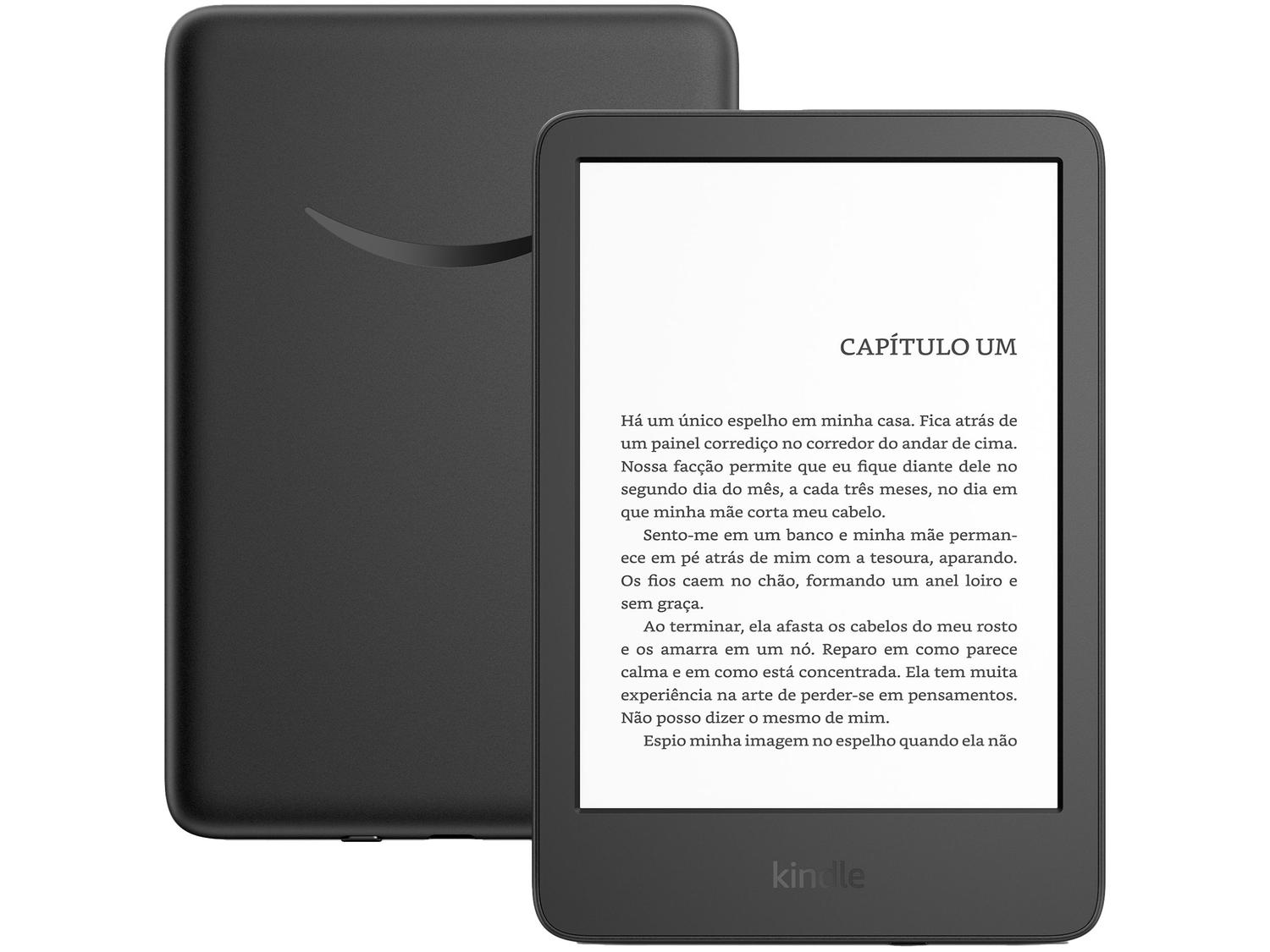 Kindle 11ª Geração Amazon 6” 16GB 300 ppi Wi-Fi Luz Embutida Preto