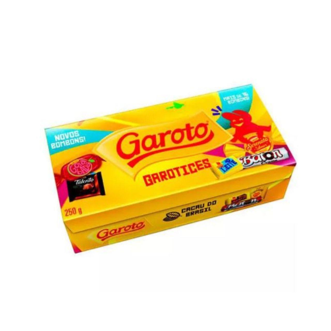 Kit 03 Caixas De Bombom Garoto Sortidos Deliciosos Chocolates 250g ...