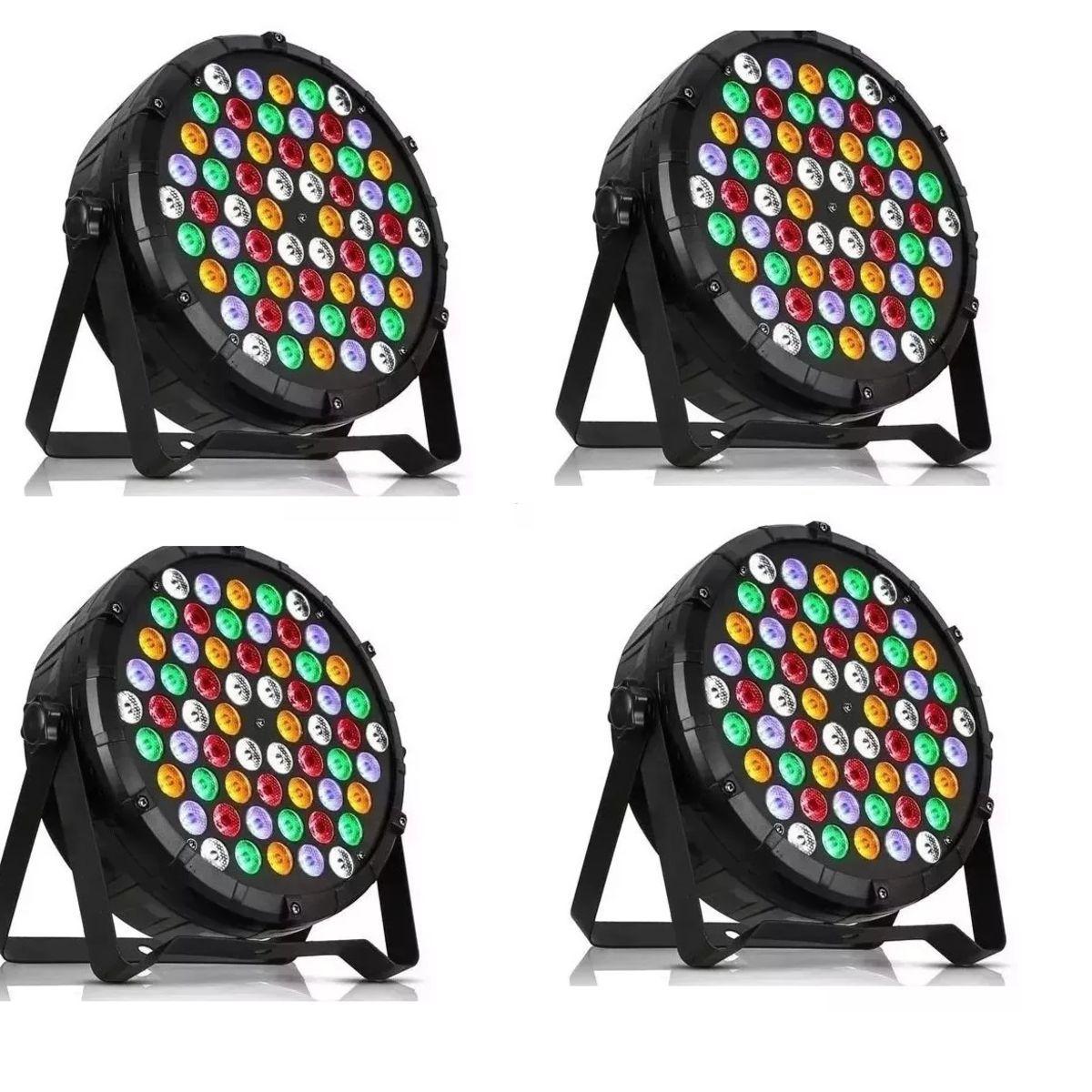 KIT 24 Refletor Slim Led Rgbwa 60 Leds 3w Dmx Digital - ONELIGHT ...