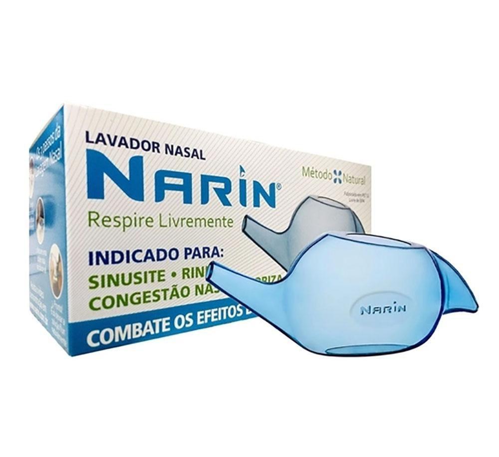 Kit 3 Narin Higienizador E Lavador Nasal - Rinite E Sinusite - Porta ...