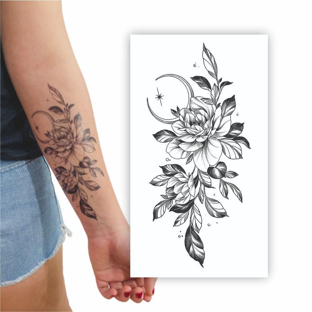 Tatuagem De Rosa Geometrica