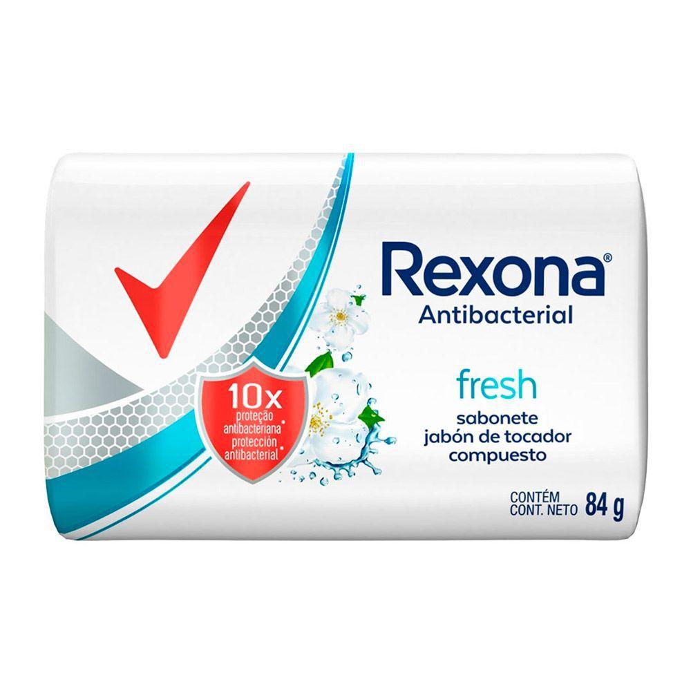 Kit 4 Und Kit Sab Rexona Antibacterial Fresh 12 Und 84g - Sabonete ...