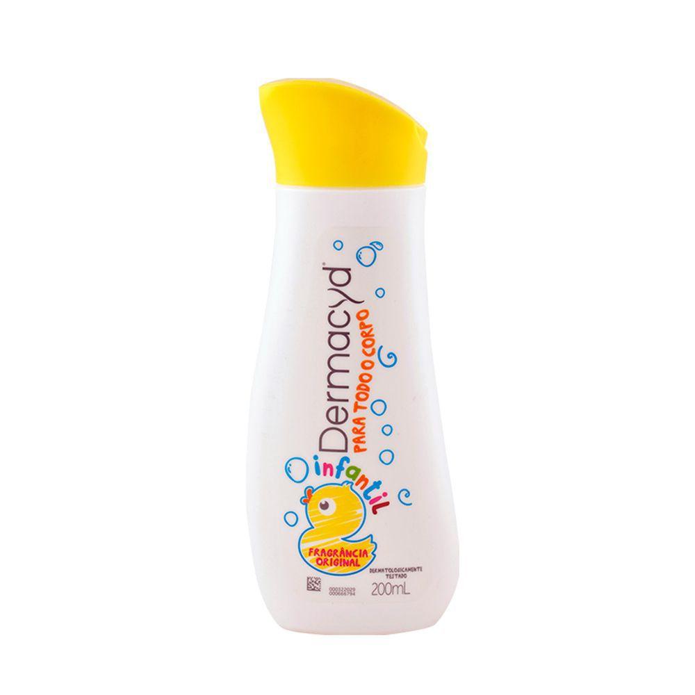 Kit 4 Und Sabonete Líquido Dermacyd Infantil 200ml - Sabonete Infantil ...