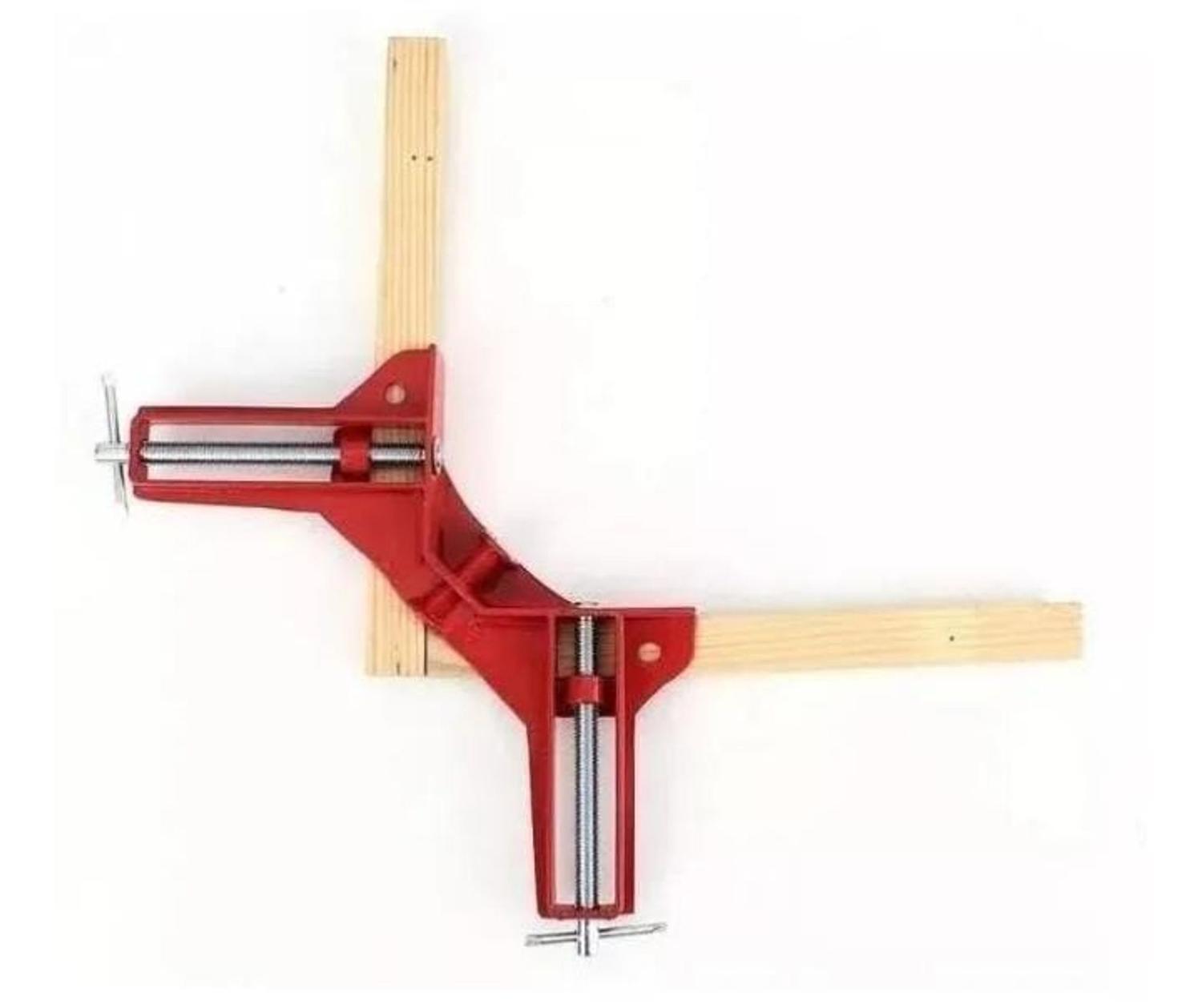 Kit 4x grampo angular marceneiro ângulo 90 graus atersanato - FB/PRÓ ...