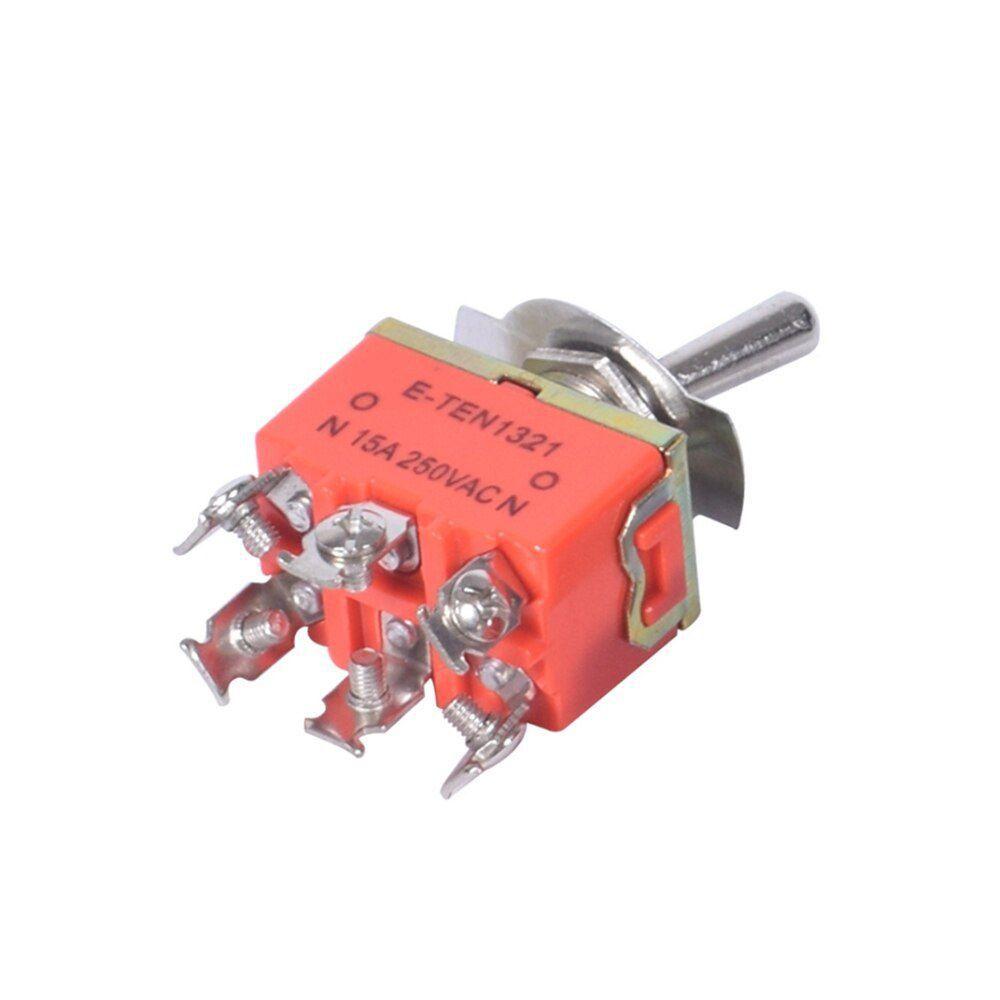 KIT 5x INTERRUPTOR CHAVE ALAVANCA KN-132 6T 15A 250V - IDALL ...