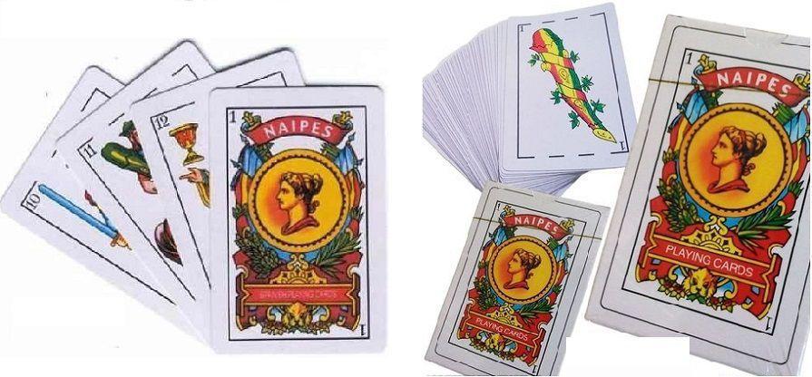 Kit 6 Baralho Espanhol Para Jogar Truco Escova Bisca Plastificado ...
