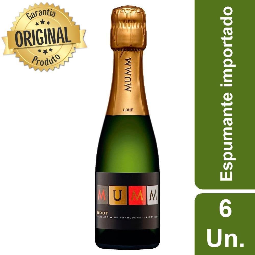 Kit 6 Espumantes Baby Mumm Cuvée Brut 187ml - Espumante / Champagne ...