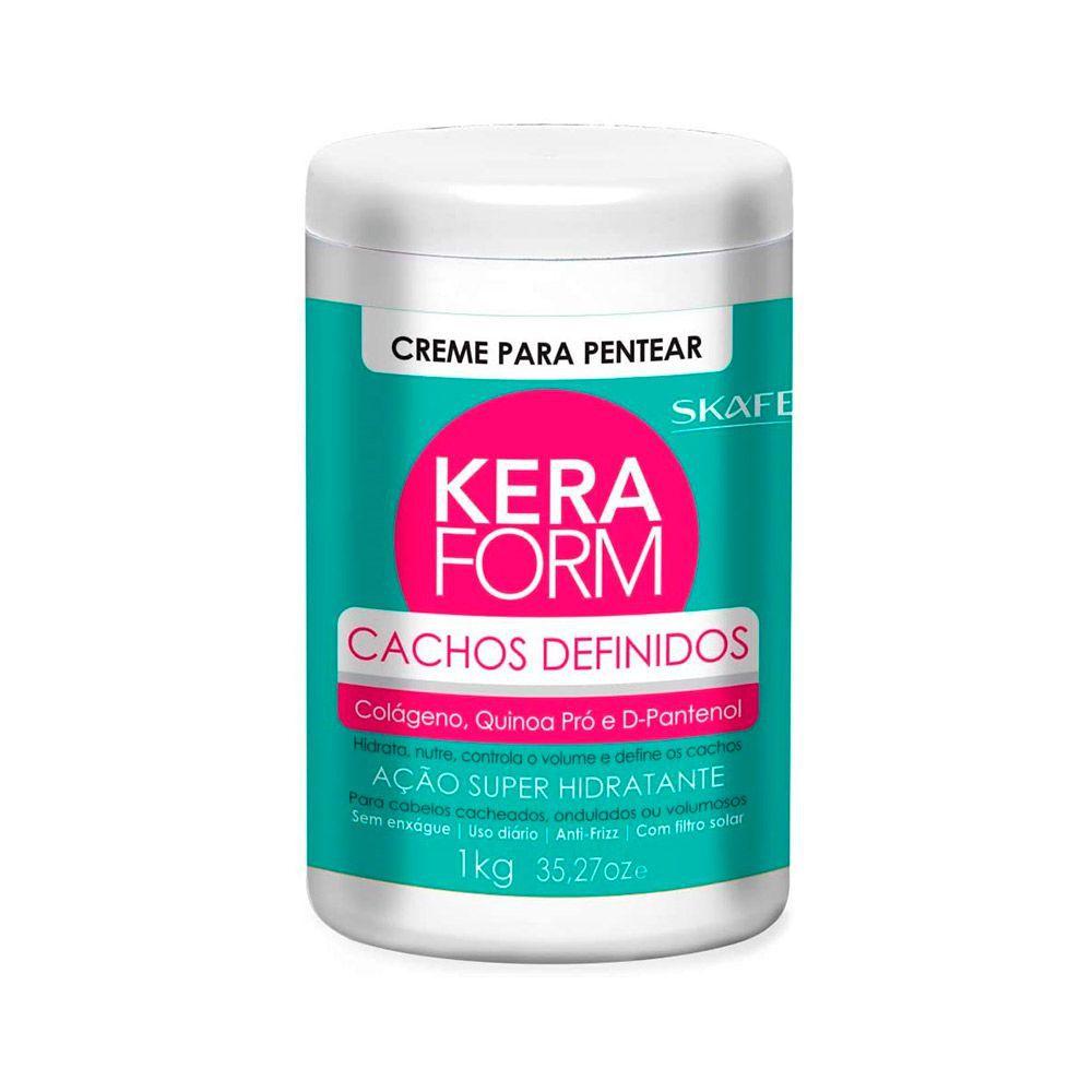 Kit 6 Und Creme De Pentear Keraform Cachos Definidos 1kg - Kera Form ...