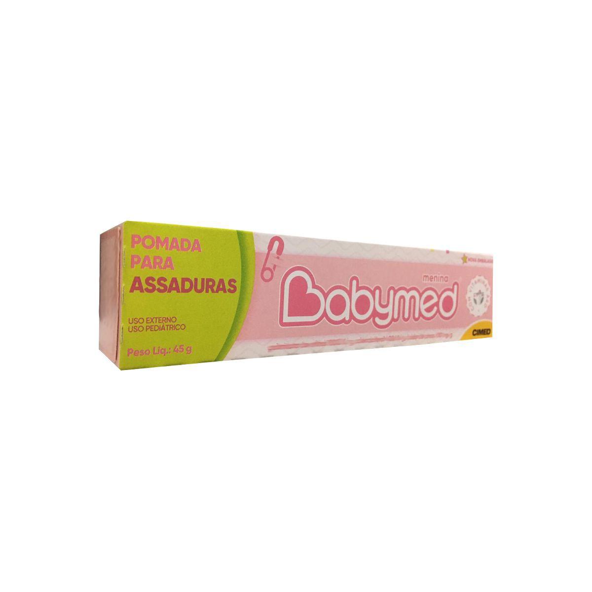 Kit 6x Babymed Pomada Contra Assaduras Rosa 45g - Cimed - Creme/ Pomada ...