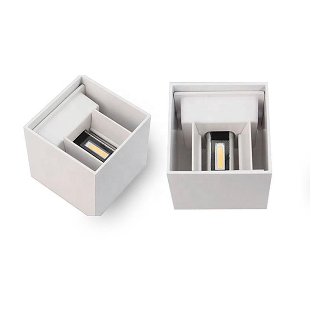 Kit 8 Arandela Hub Led 6W 3000K Duplo Facho Bivolt Branca - Opus - Luminária de Parede ...