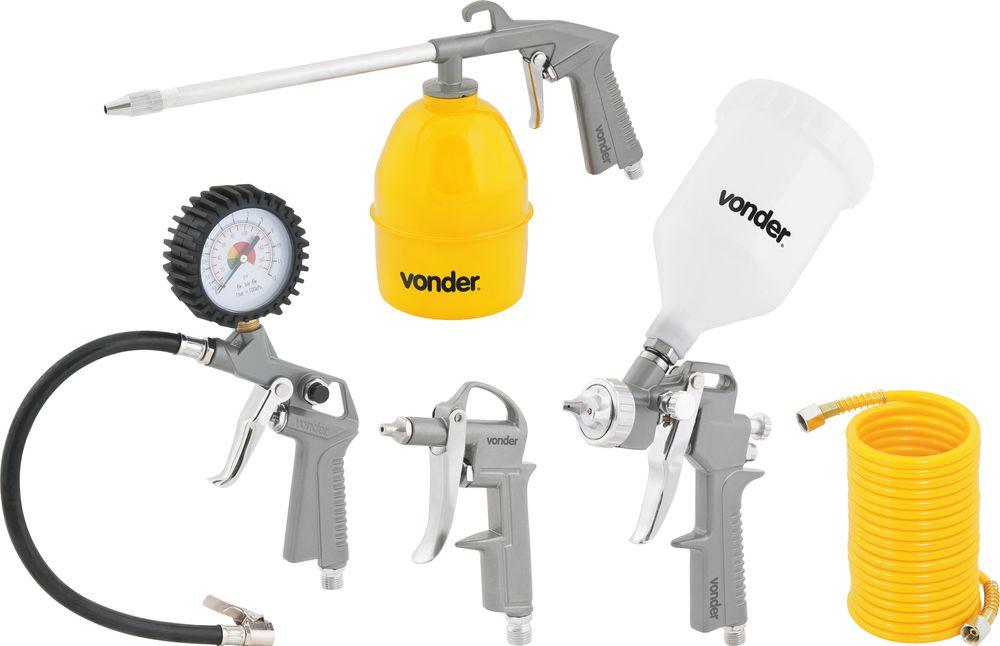 Kit acessórios para compressor de ar com 5 peças kcv500 - Vonder - Kit ...
