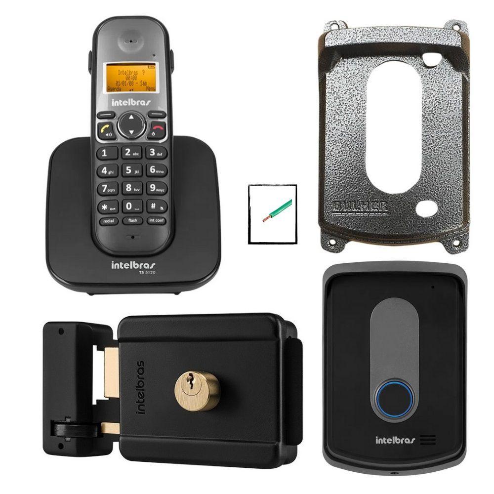 Kit Aparelho Telefone sem fio Bina com Interfone e Fechadura ...
