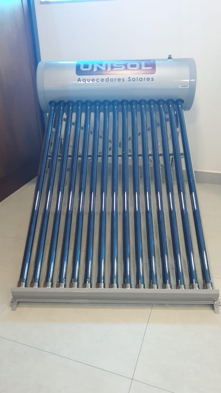 Kit Aquecedor Solar A Vácuo Acoplado 150 Lts 15 Tubos Unisol - Unisol ...