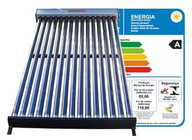 Kit Aquecedor Solar Boiler 200 Litros Coletor Vácuo 15 Tubos - Unisol ...
