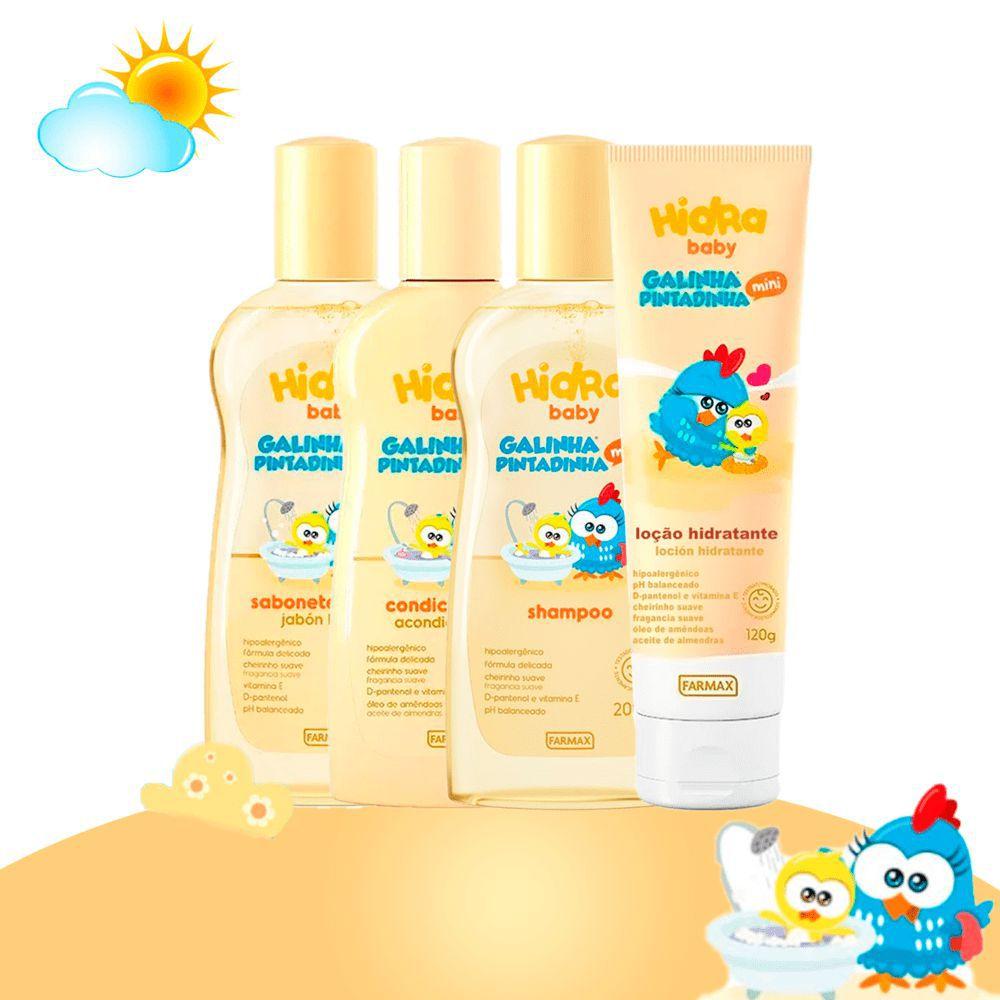 Kit Banho Bebê Completo Galinha Pintadinha Mini Hidra Baby - FARMAX ...