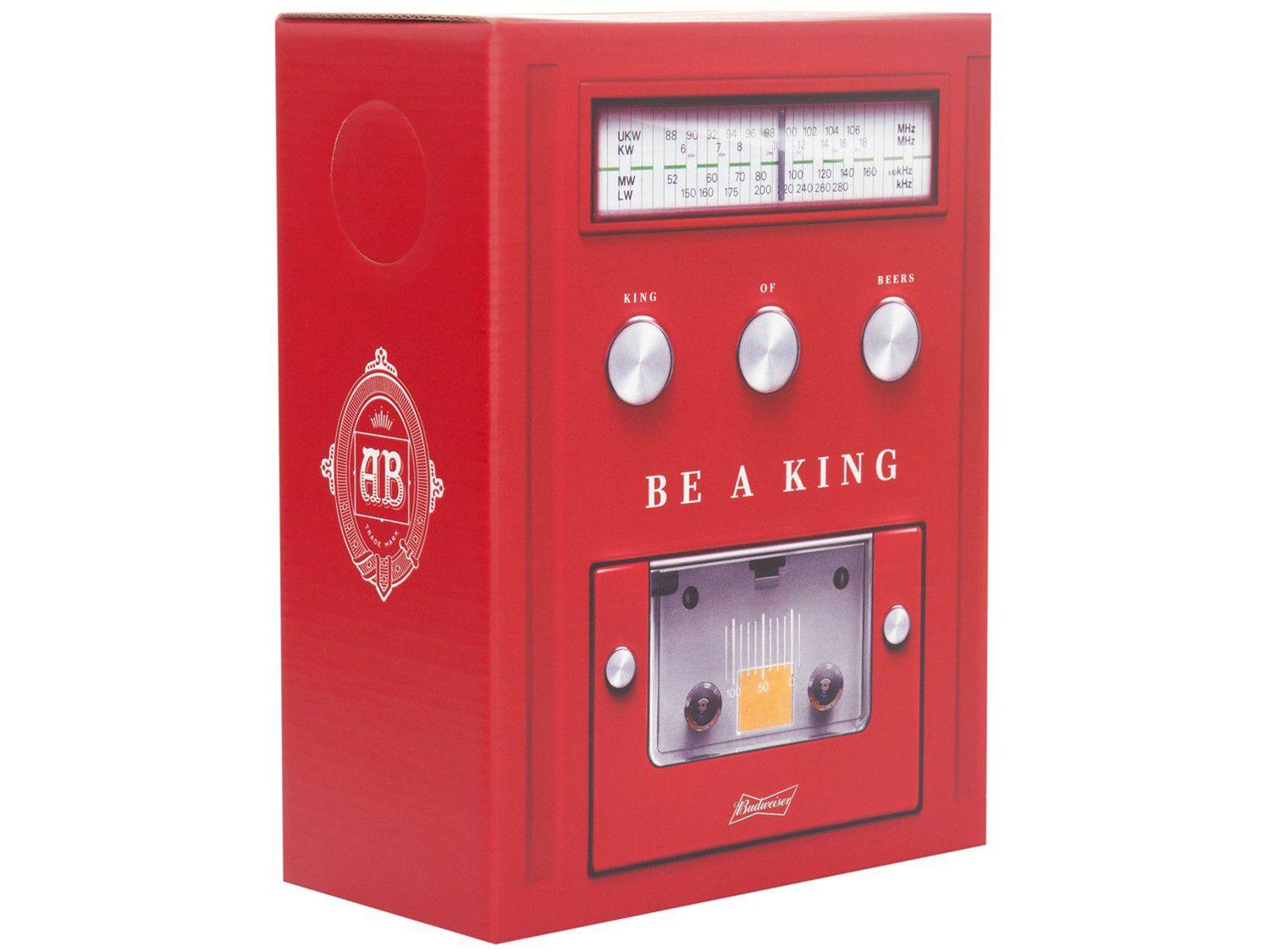 Kit Cerveja Budweiser Bud Box Lager 4 Unidades - 330ml com Copo e Porta ...