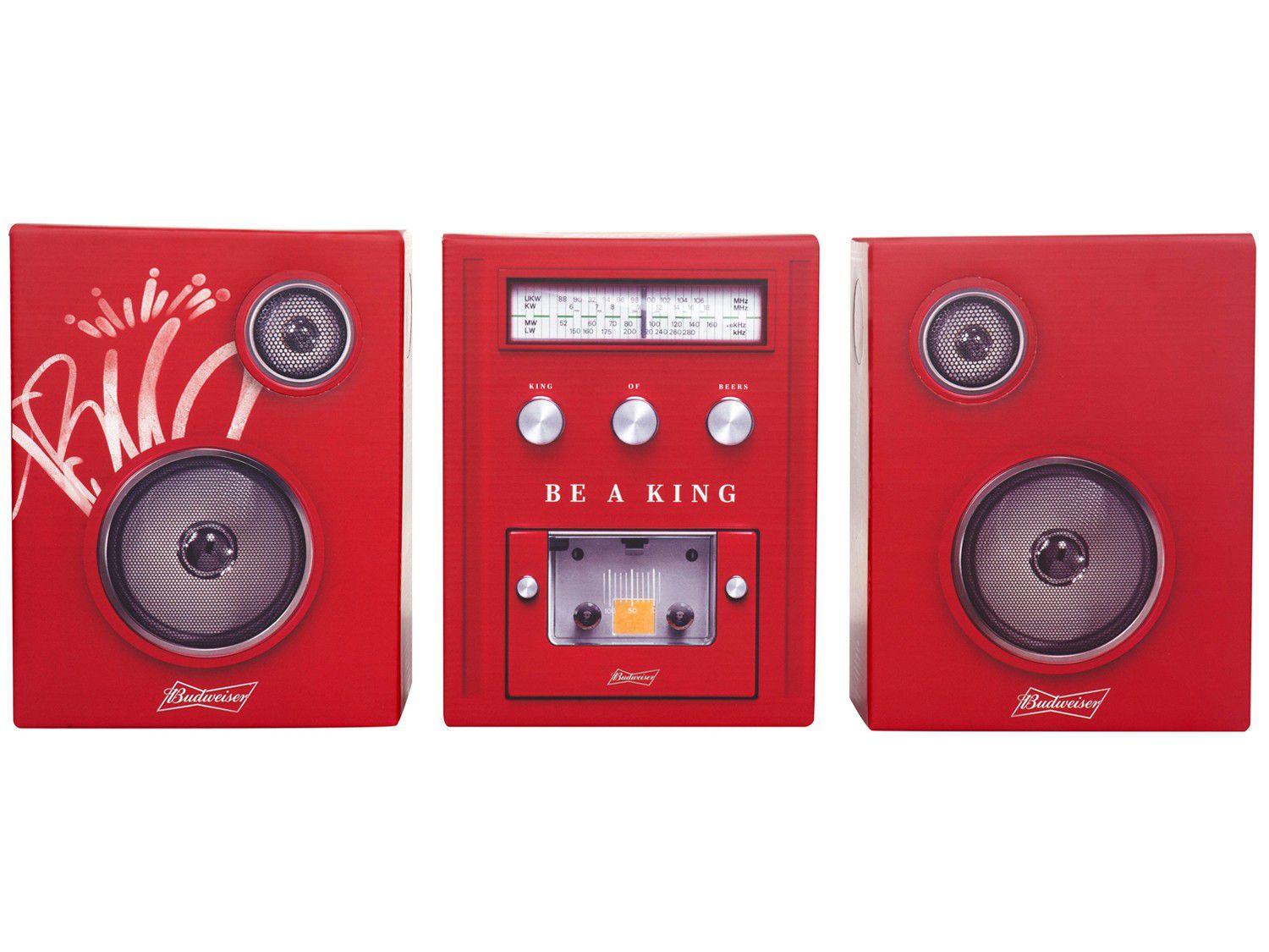 Kit Cerveja Budweiser Bud Box Lager 4 Unidades - 330ml com Copo e Porta ...