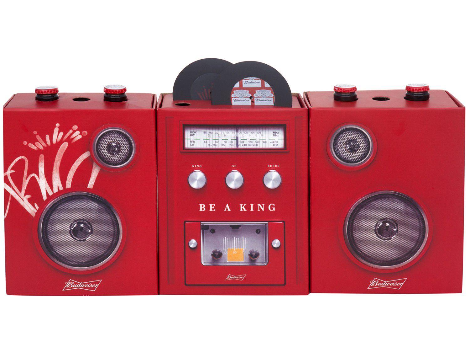 Kit Cerveja Budweiser Bud Box Lager 4 Unidades - 330ml com Copo e Porta ...