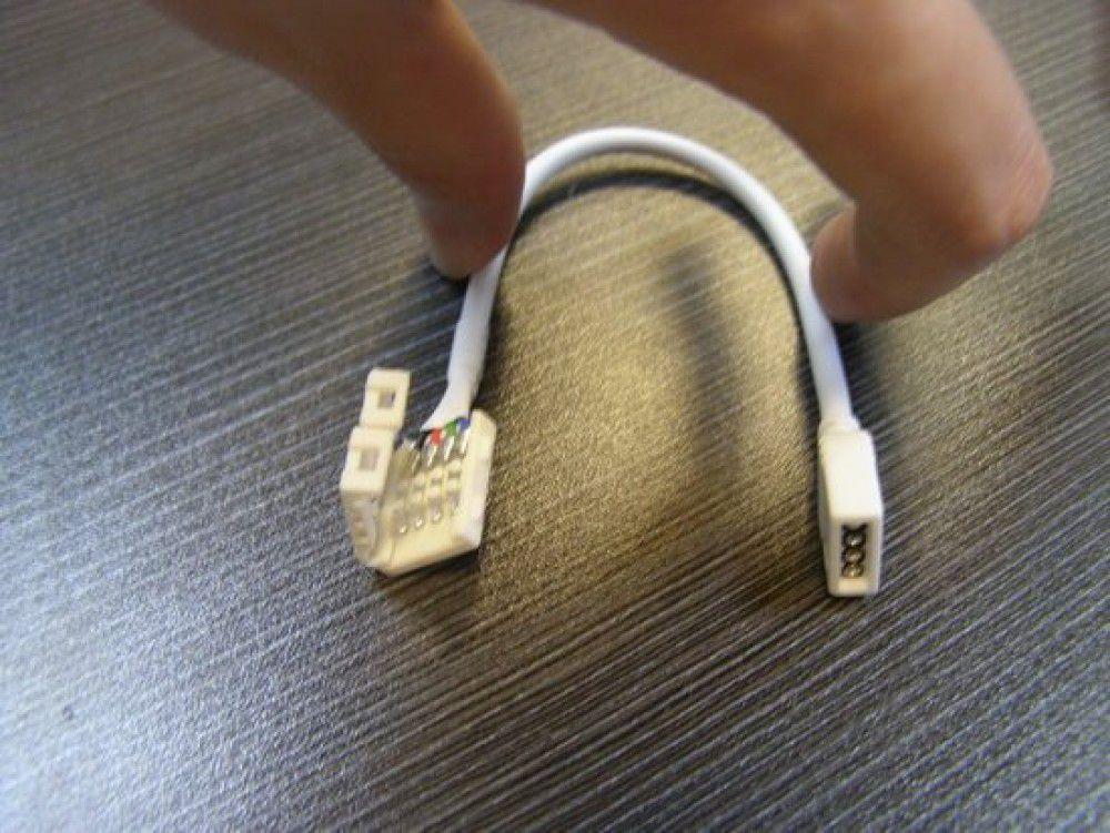 Kit com 5 Conectores para fita led 5050 RGB - 10mm - com Extensor - LMS ...