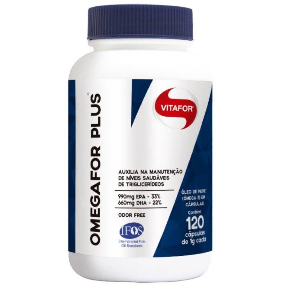 Kit com 5 Omegafor Plus Vitafor 120 Cápsulas Ômega 3 Dha 660mg Epa ... Kit com 5 Omegafor Plus Vitafor 120 Cápsulas Ômega 3 Dha 660mg Epa ...