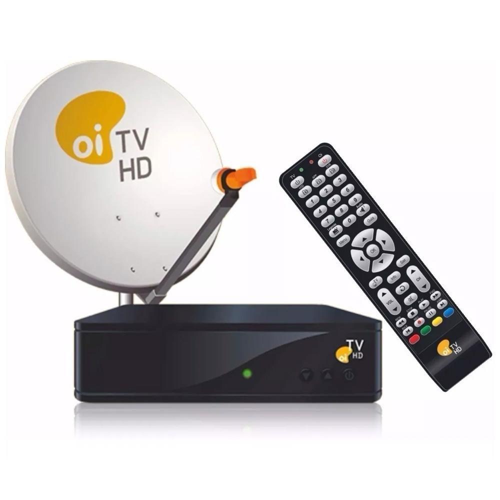 Kit Completo Oi Tv Livre Elsys + Antena Original + Cabo - Receptor ...
