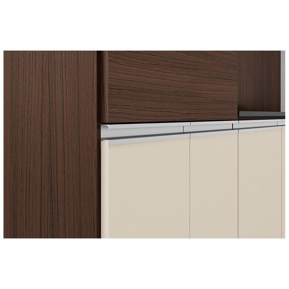 Kit Cozinha 7 Portas 1 Gaveta Flex Cuba e tampo Maria - Poliman Móveis ...