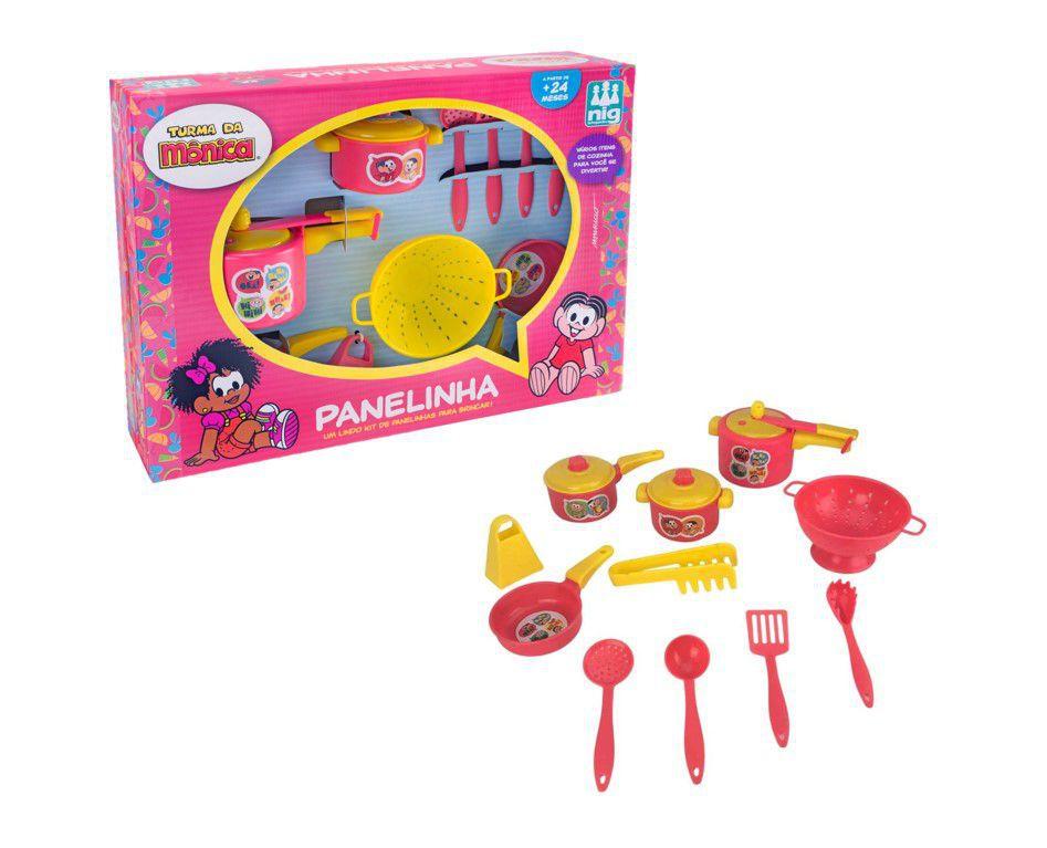 Kit Cozinha Infantil Panelinhas Turma da Mônica - Nig - Panelinha de Brinquedo - Magazine Luiza
