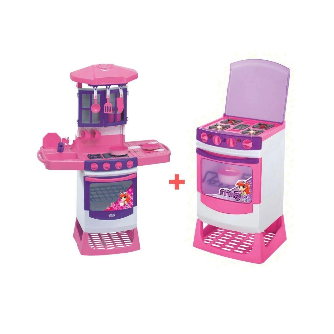 Kit cozinha magica infantil com fogao eletronico magic toys - Cozinha Infantil / de Brinquedo ...
