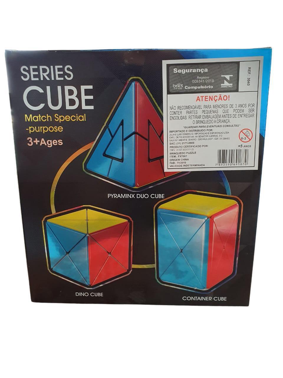 Kit Cubo Mágico 3 Modelos Series Cube Match Special-Purpose - Séries ...