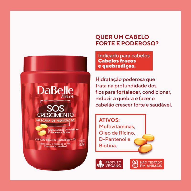 Kit DaBelle Hair SOS Crescimento Completo Com 4 Produtos - Kit de ...
