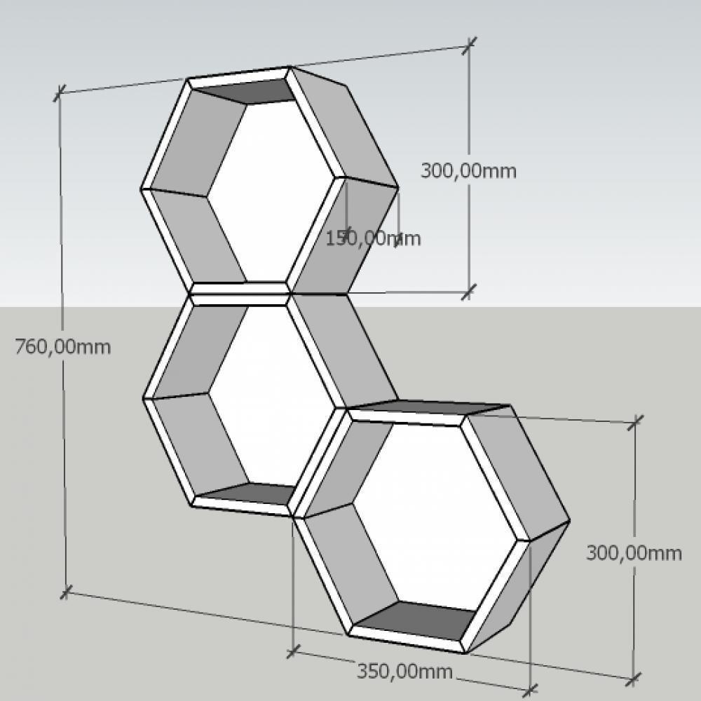 Kit de Nichos comeia em mdf Preto - E-nichos - Nicho / Cubo para Parede ...