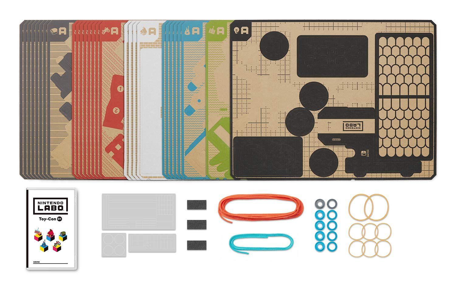 Kit de variedades Nintendo Labo Toy Con 01 para Nintendo Switch Outros Games Magazine Luiza