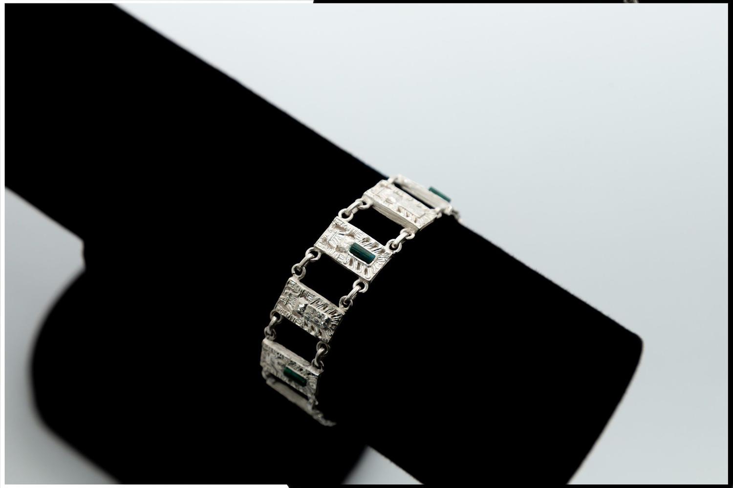 Kit Feminino Prata Peruana Colar E Pulseira C/ Pedras - Kits ...