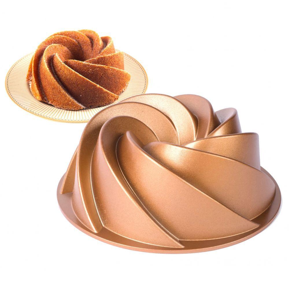 Kit Forma para Bolo 24cm Marissa Lounina + Boleira 27,5cm com Borda em ...