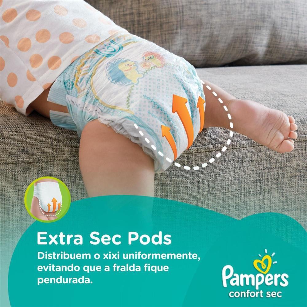 Kit Fralda Pampers Confort Sec Super Tamanho G 120 Tiras - Fralda ...