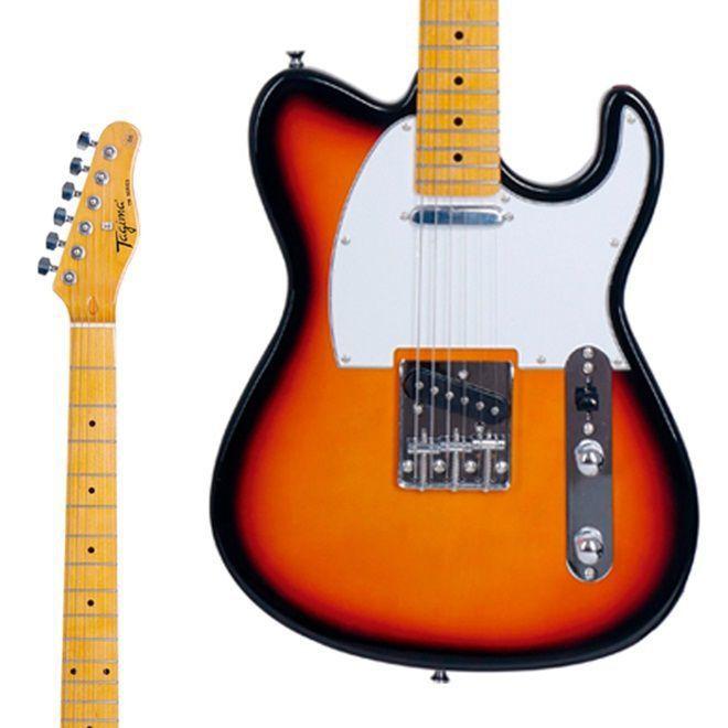 KIT Guitarra Tagima Woodstock Telecaster Tw55 Sunburst - Guitarra - Magazine Luiza