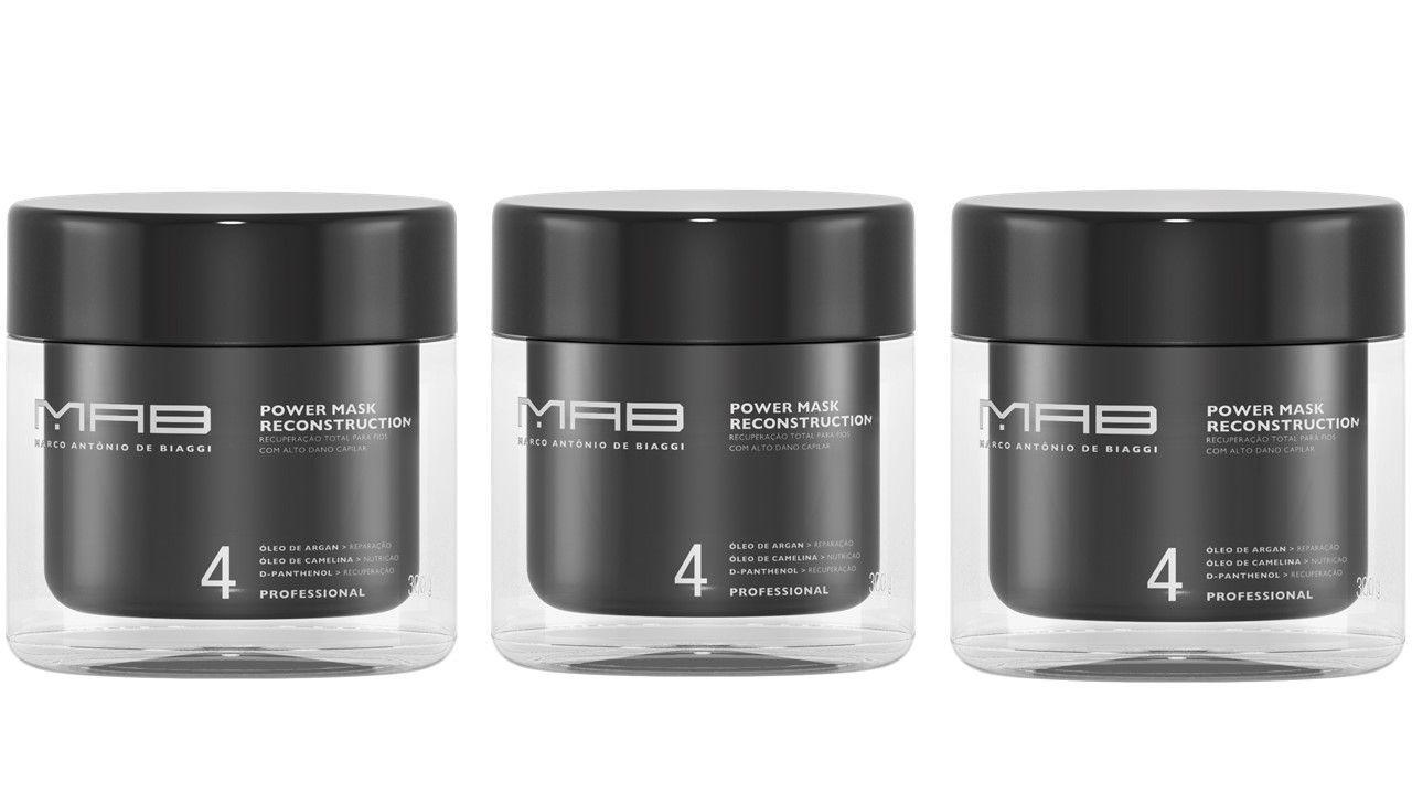 Kit Mab 3 Power Mask 300g - Kit de Tratamento para Cabelos - Magazine Luiza