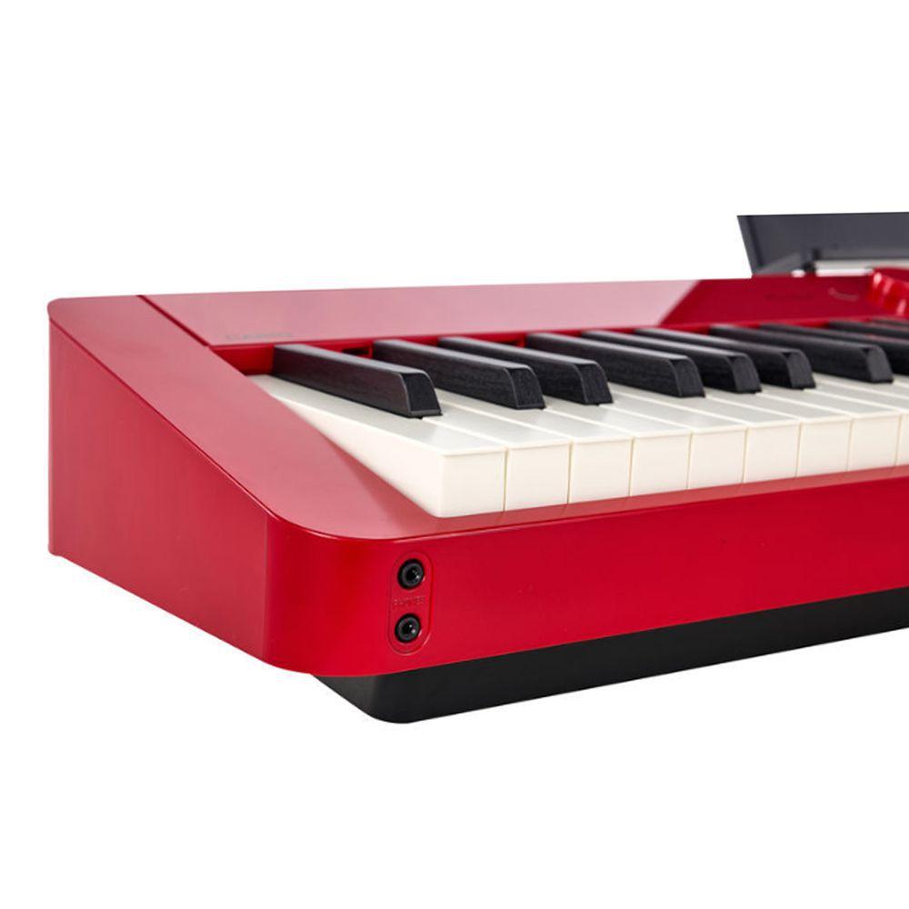 Kit Piano Casio Digital 88 Teclas Privia PX-S1000 Vermelho USB e ...