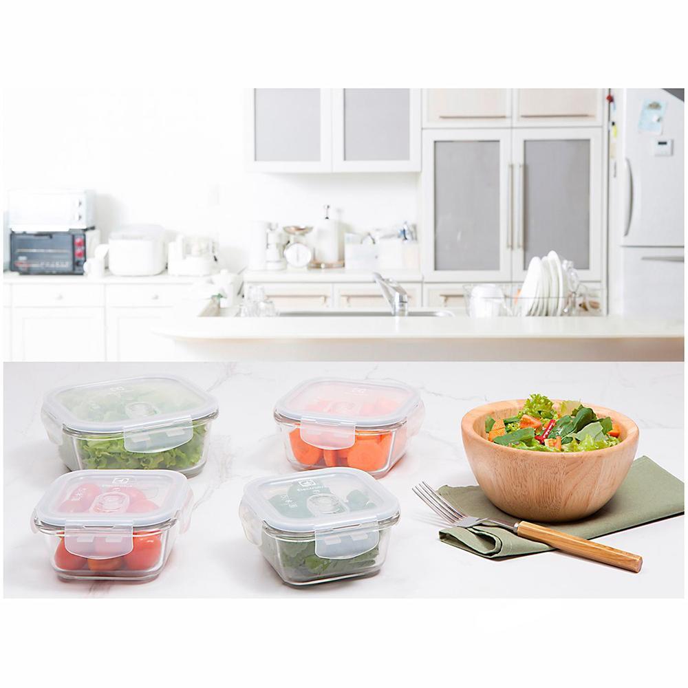 Kit Potes Electrolux Herméticos de Vidro 04 Unidades 41036662 - Pote ...