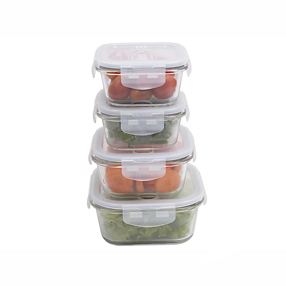 Kit Potes Electrolux Herméticos de Vidro 04 Unidades 41036662 - Pote ...