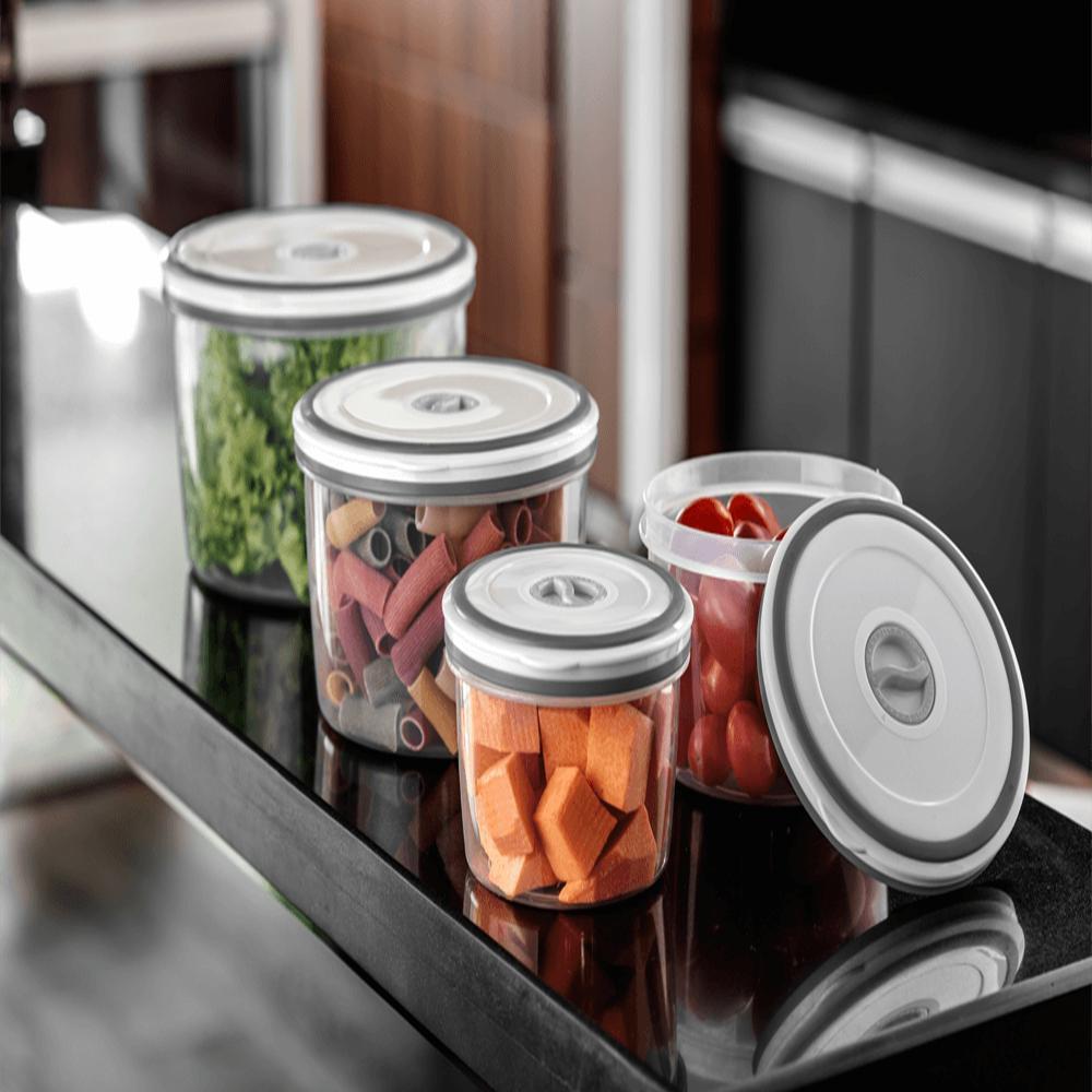 Kit Potes Herméticos Electrolux 4 Unidades Plástico 41040060 - Pote ...