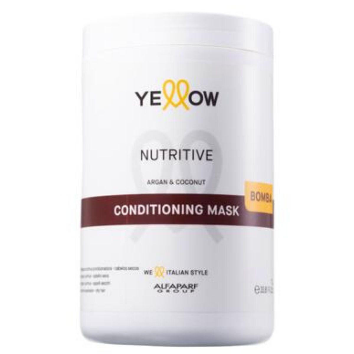 Kit Shampoo Yellow Nutritive 1.5L + Máscara 1kg - Kit de Tratamento ...
