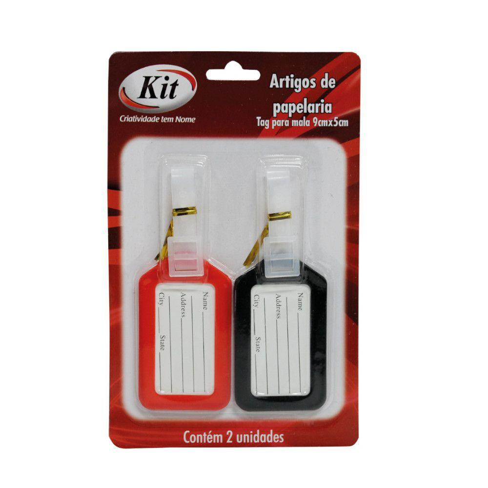 Kit Tag Identificação para Mala 9x5cm C/2 - Tag de Mala - Magazine Luiza