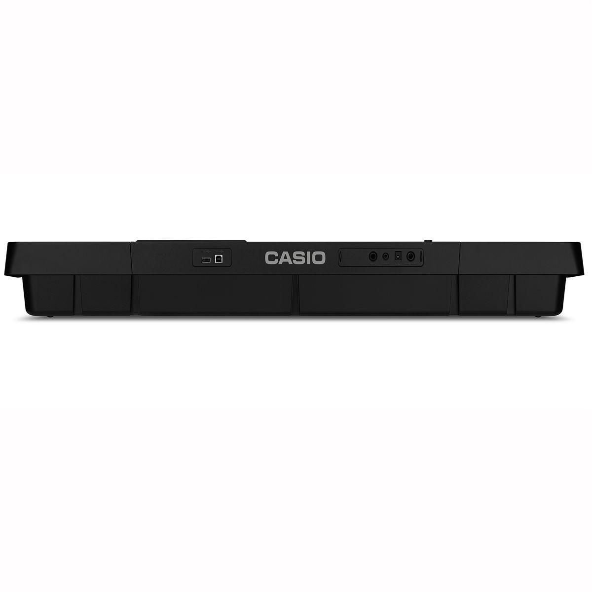 Kit Teclado Casio CTX800 USB 5/8 61 Teclas Com Capa Azul e Pedal ...