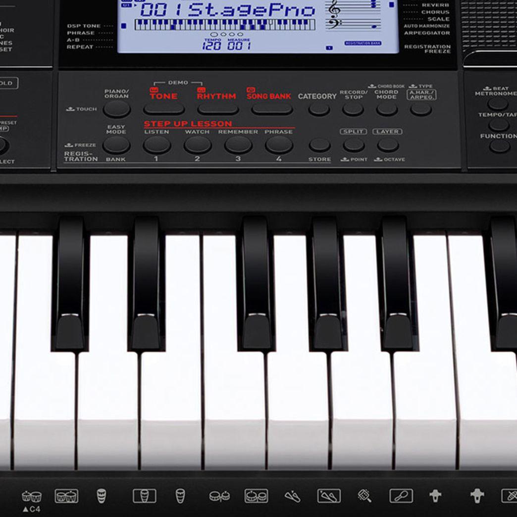 Kit Teclado Casio CTX800 USB Musical 5/8 Com Capa Preta - Outros ...