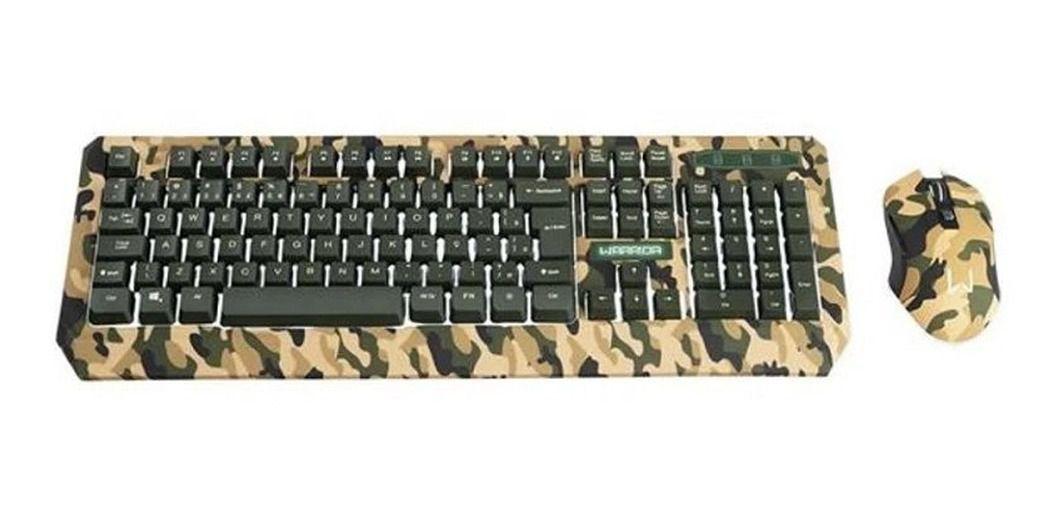 Kit Teclado E Mouse Gamer Multilaser Warrior Kyler Usb Tc249 ...