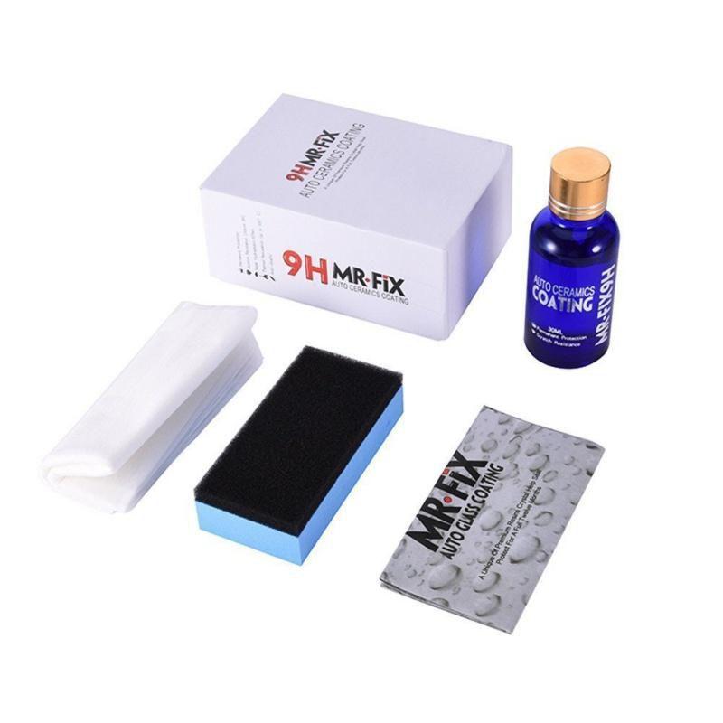 Kit Vitrificador Automotivo Ceramica Nano 9h Mr-fix 30ml 9hm - Prtools - Limpeza Automotiva ...