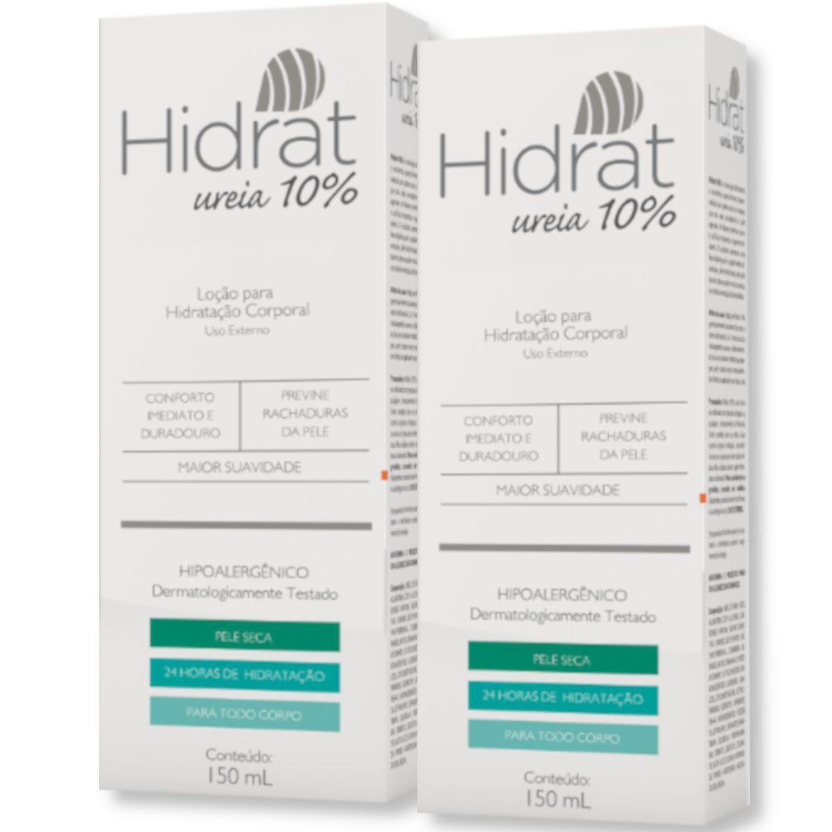 Kit x2 Hidrat Uréia 10% Loção Hidratante Corporal 150ml - Cimed ...